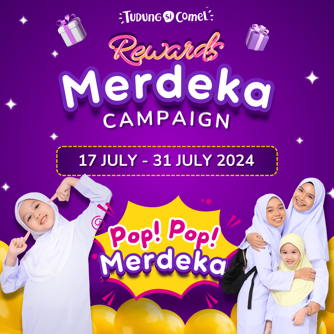 Rewards Agent Pop! Pop! Merdeka - Rakan Usahawan TudungSiComel