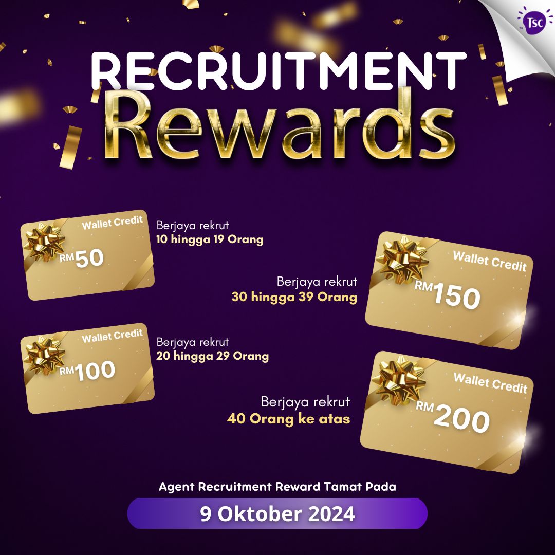 Recruitment Reward CAMPAIGN - Rakan Usahawan TudungSiComel